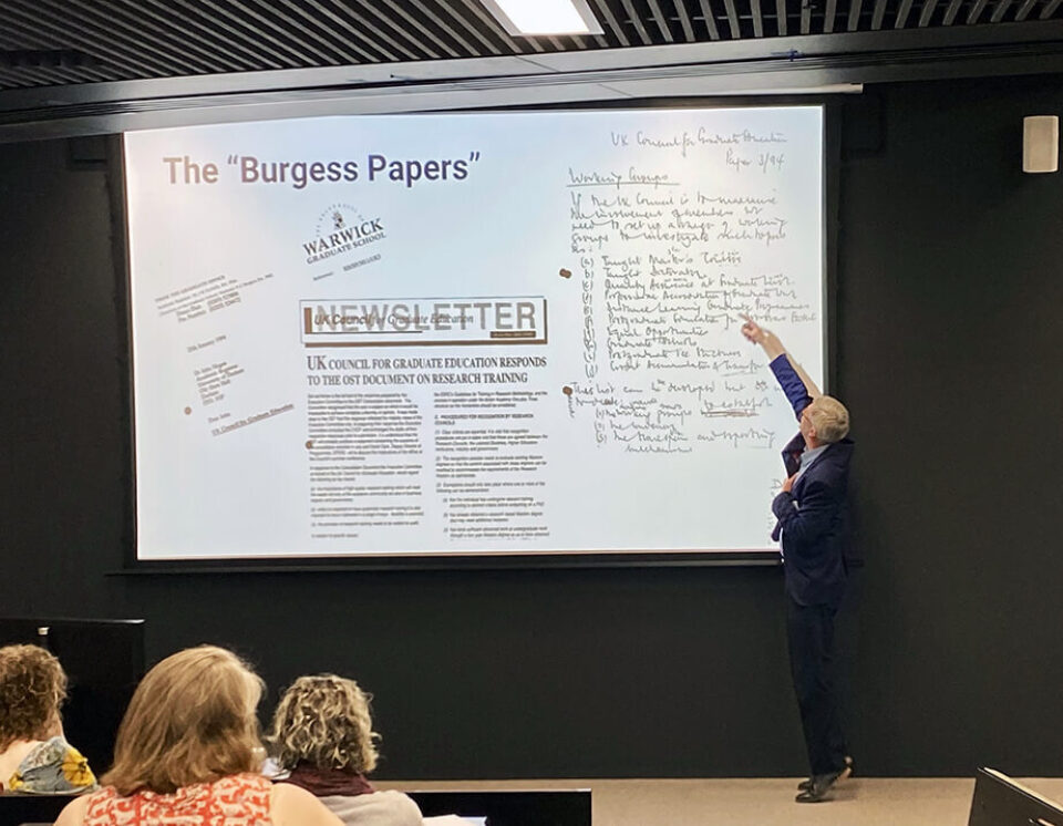 UKCGE | Establishing the Trusted Voice – the Burgess Papers and 30…
